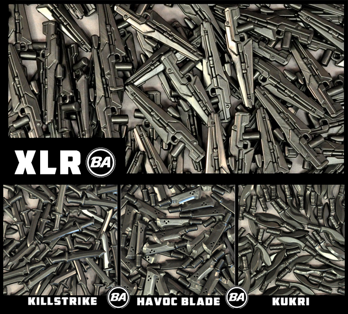 Four New BrickArms Weapons Now Available in Silver | Brickmania Blog