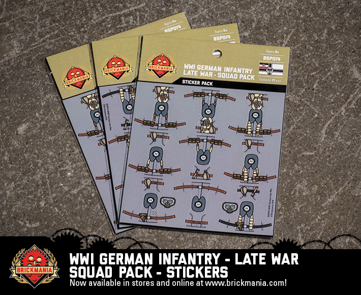 New Release: WWI German Infantry (Late War) – Squad Pack – Stickers ...