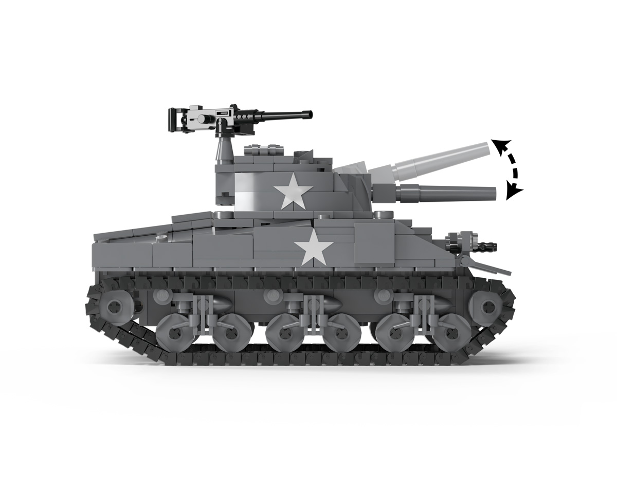 M4 Sherman – Allied Medium Tank (2018) | Brickmania Blog