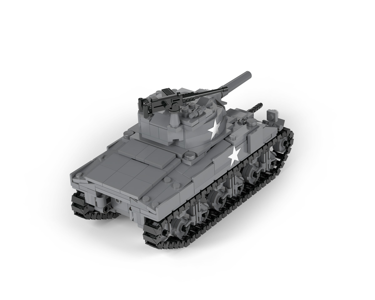 M4 Sherman – Allied Medium Tank (2018) | Brickmania Blog