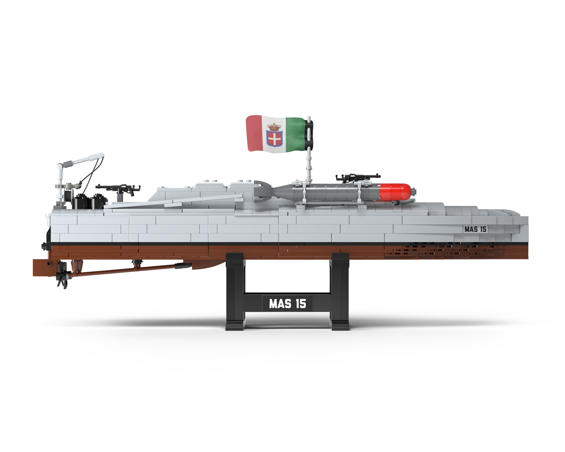 MAS 15 – Italian World War I Motor Torpedo Boat | Brickmania Blog