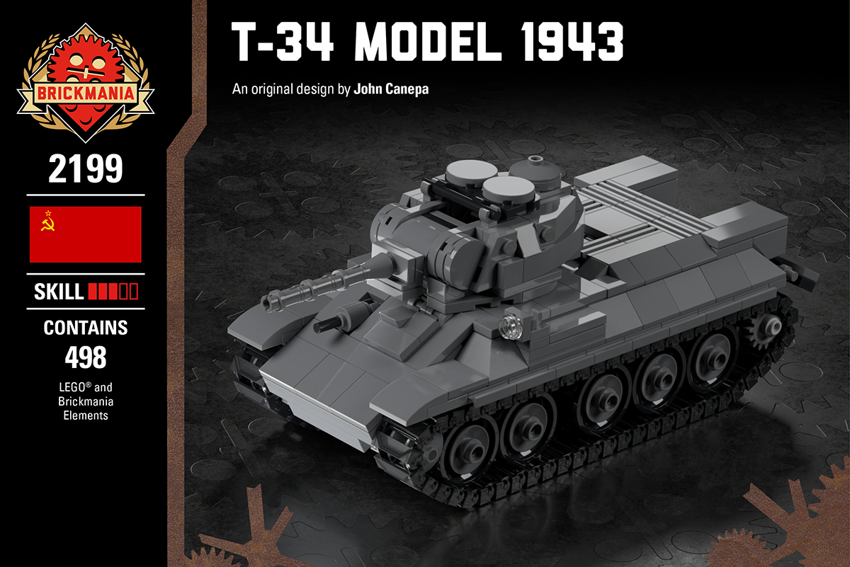 T-34 Model 1943 | Brickmania Blog
