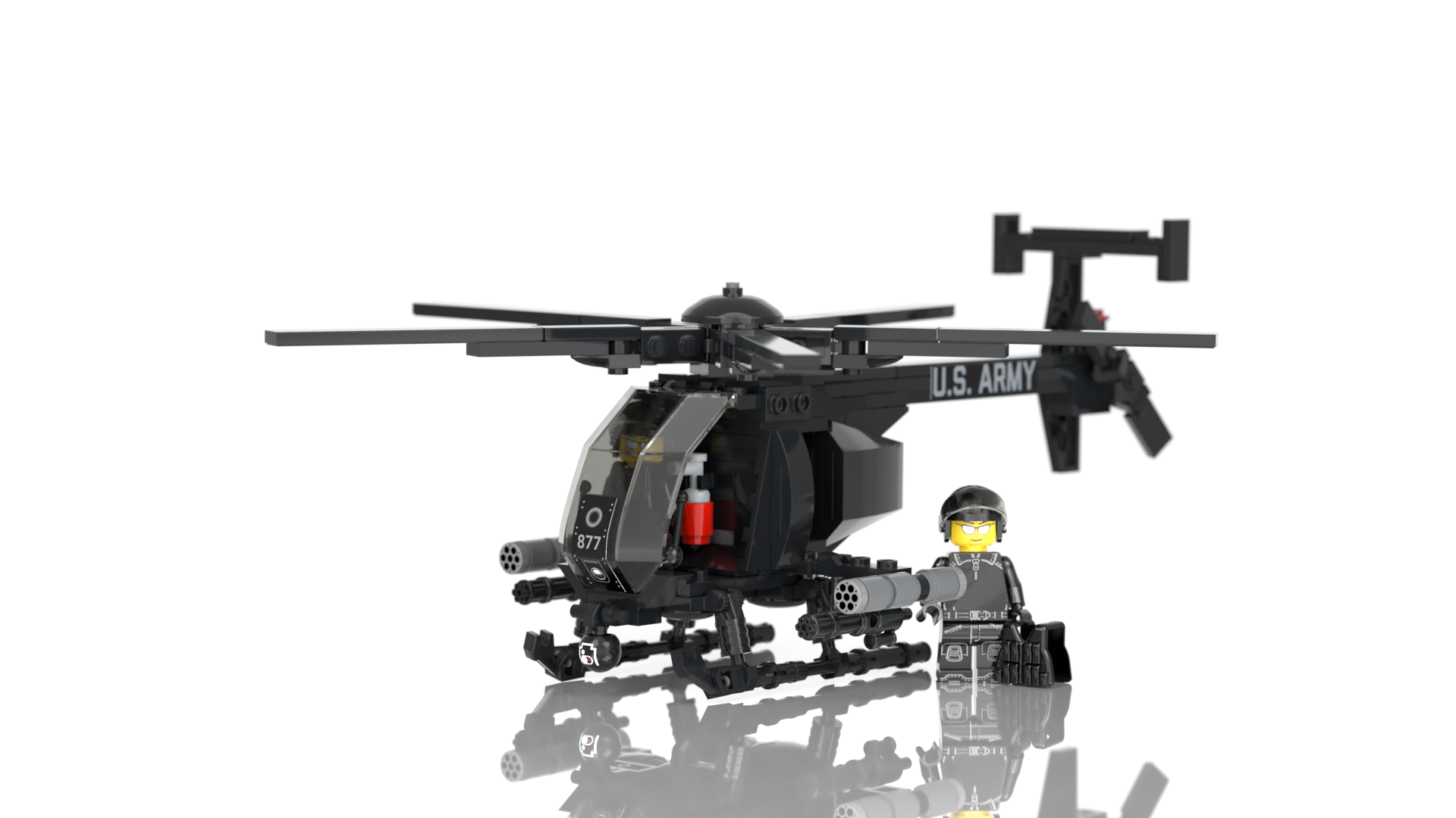 AH-6 Little Bird – Light Attack Helicopter | Brickmania Blog