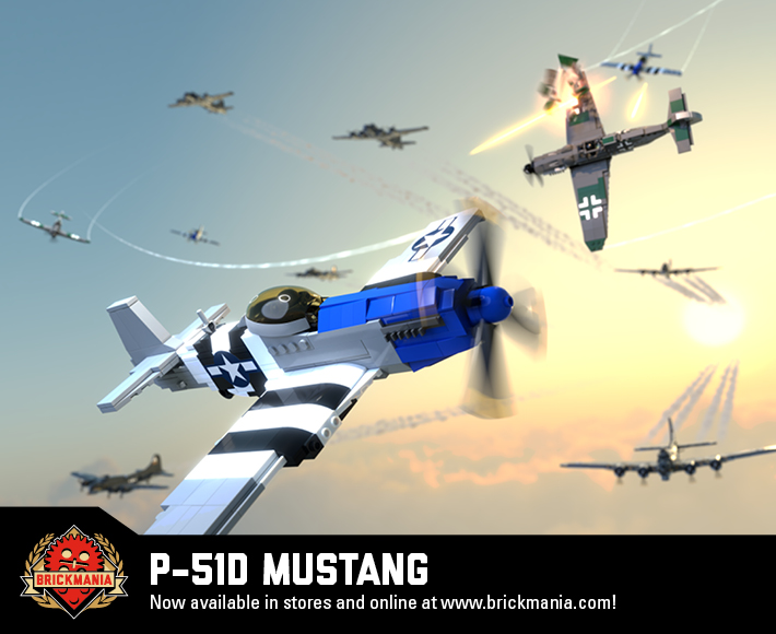 P-51D Mustang – Long-Range Fighter | Brickmania Blog