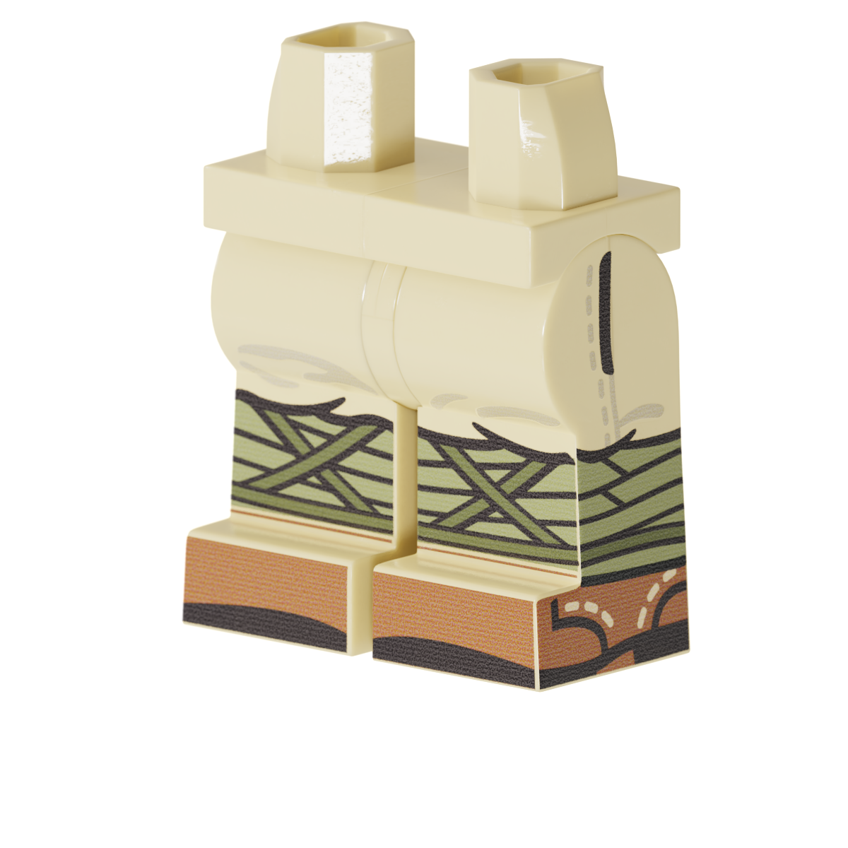 BPE30070 WW2 Japanese Infnatry legs | Brickmania Blog