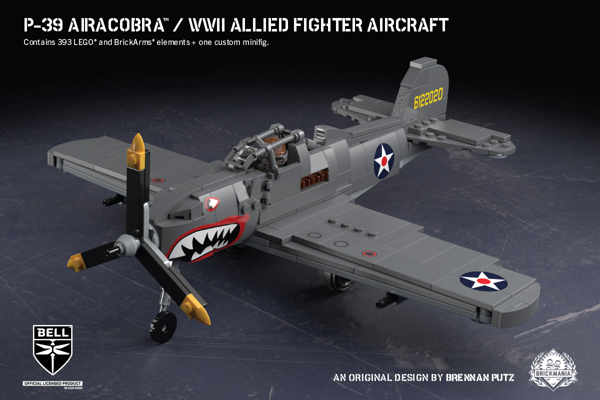 P-39 Airacobra™ – WWII Allied Fighter Aircraft | Brickmania Blog