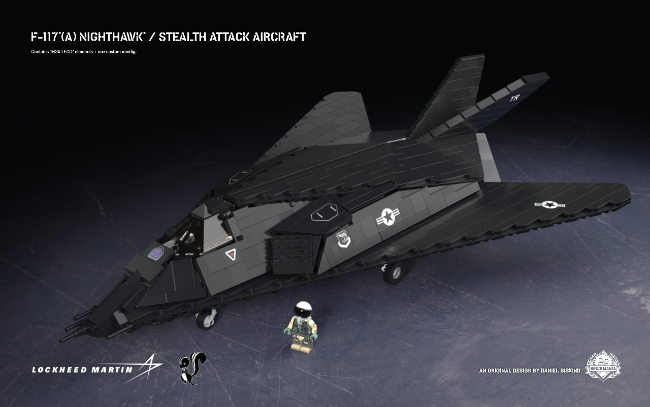 F-117® (A) Nighthawk® – Stealth Attack Aircraft | Brickmania Blog